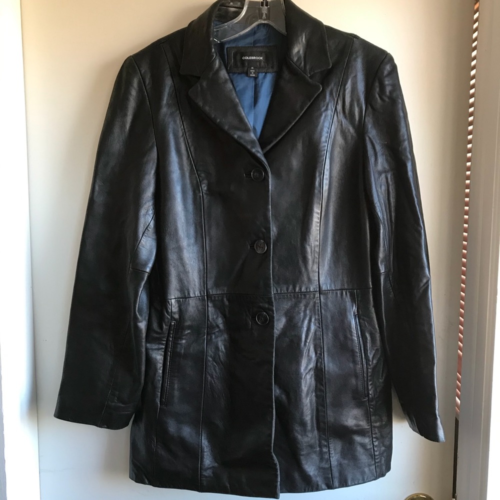 Colebrook Essentials Leather Jacket - Gem